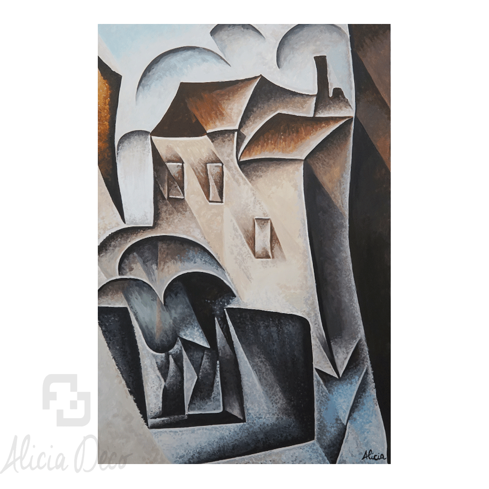 Tableau modern hand painted - Alicia Deco