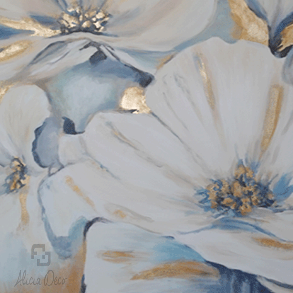 Tableau modern hand painted - Alicia Deco